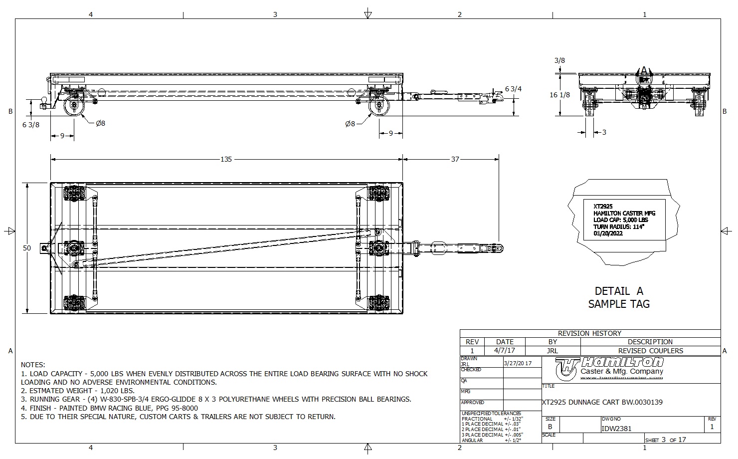 Trucks and Carts Blog | XT2925 - Dunnage Cart